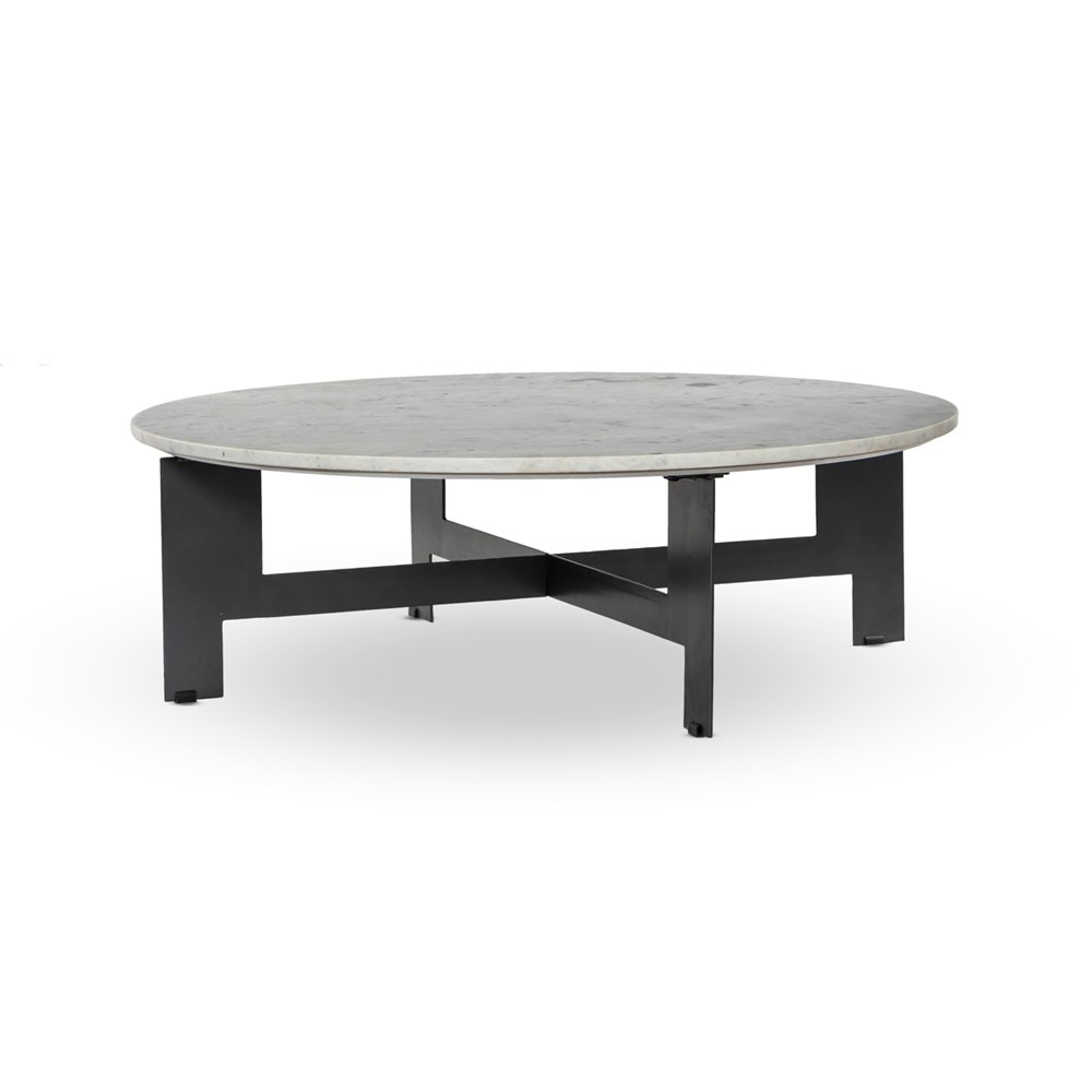 Grey marble round coffee table store