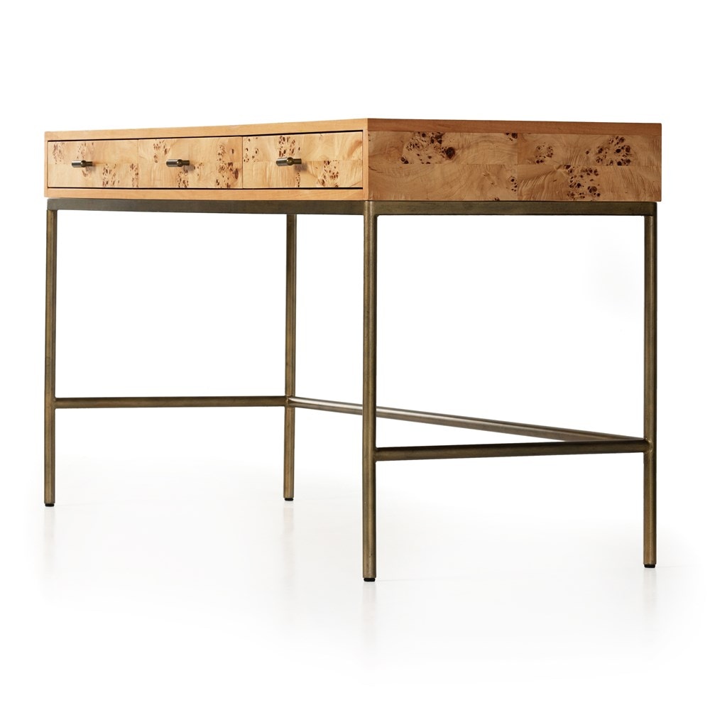 Four Hands Mitzie Desk Amber Mappa Burl 228908-003 - Portland, OR | Key ...