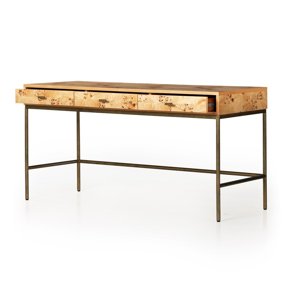 Four Hands Mitzie Desk Amber Mappa Burl 228908-003 - Portland, OR | Key ...