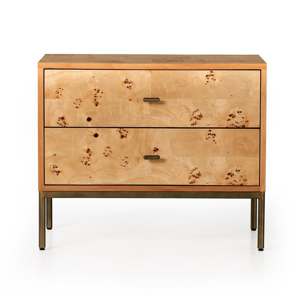 Four Hands Mitzie Nightstand Amber Mappa Burl 230387-003 - Portland, OR ...