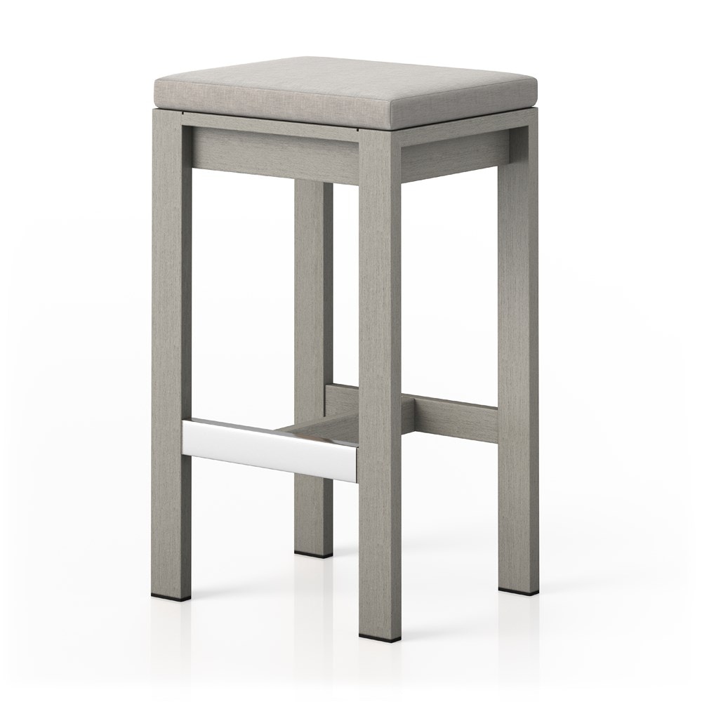 Four Hands Monterey Bar and Counter Stool Weathered Grey 227507-023 ...