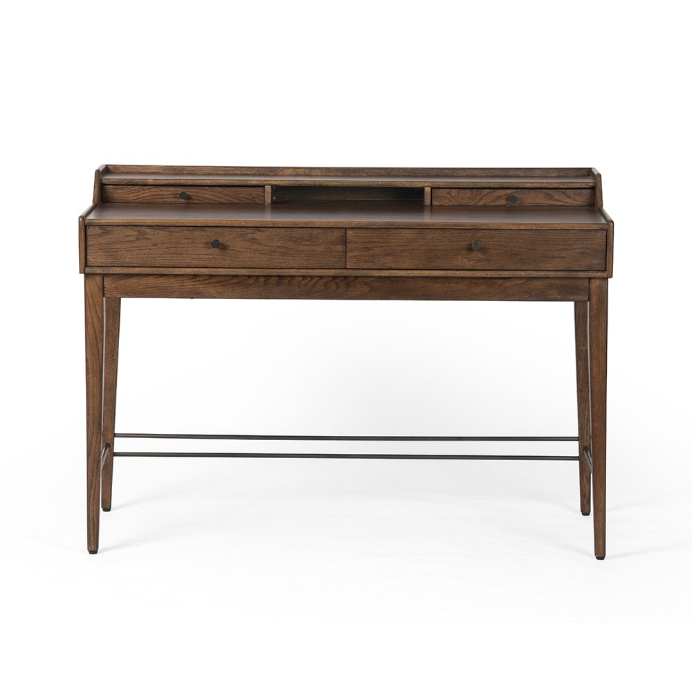 Four Hands Moreau Modular Writing Desk Dark Toasted 226471-001 ...
