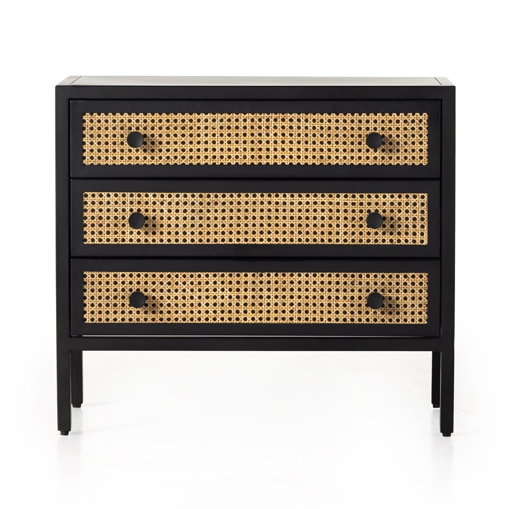 Four Hands Natalia Nightstand Natural Circle Cane 231929-001 - Portland ...