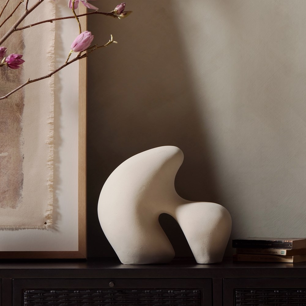 Four Hands Organic Tall Sculpture Cream Matte 238529-001 - Portland, OR ...