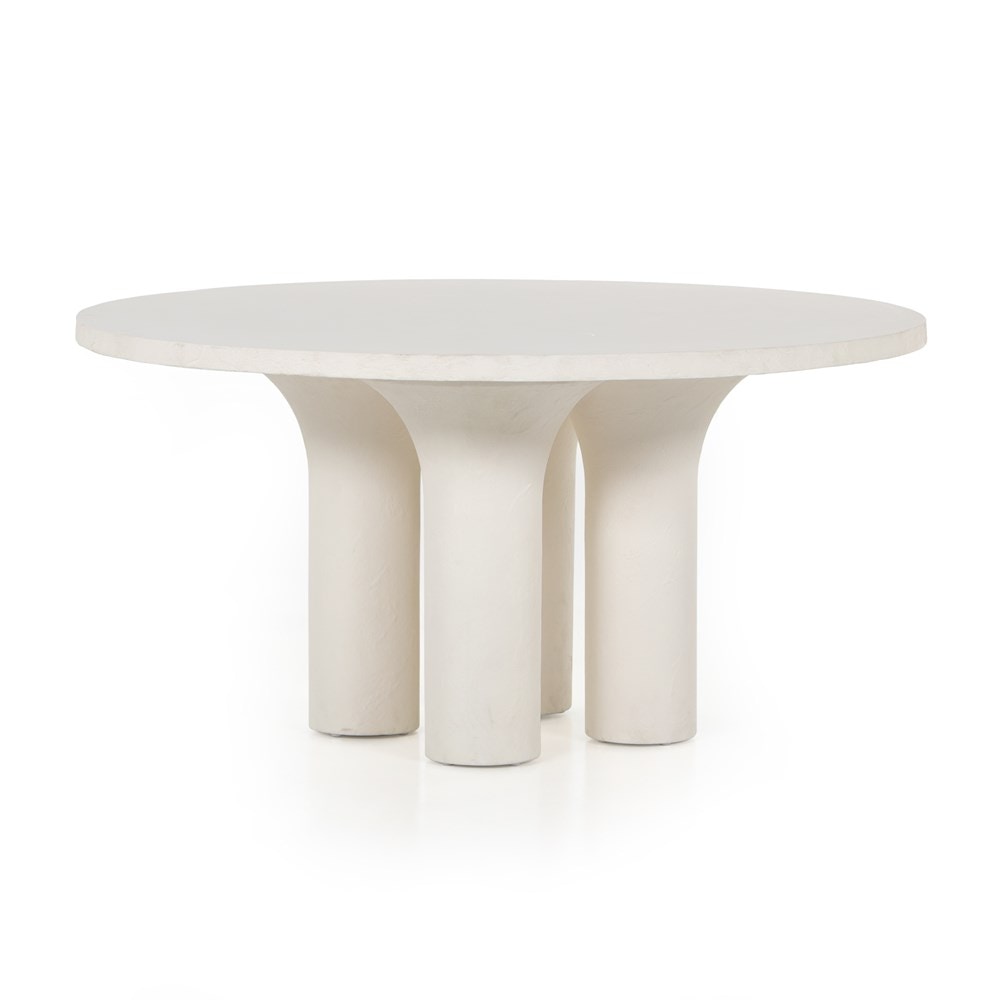 Four Hands Parra Round Dining Table Plaster Molded 237447-001 ...