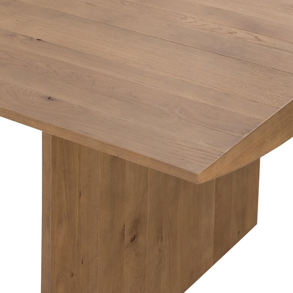 Four Hands Pickford 94 inch Dining Table Dusted Oak Vnr 228597-001 ...