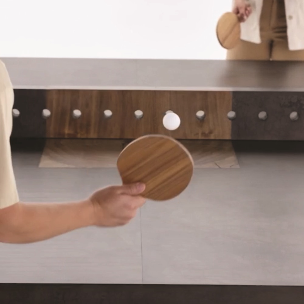 Four Hands Ping Pong Table Natural Brown Guanacaste 234228-002 ...