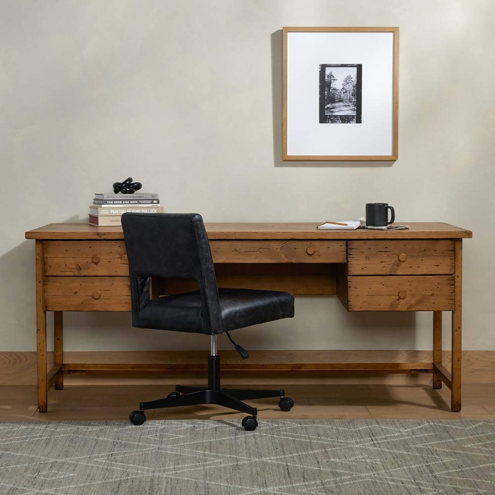 Four Hands Reign Desk Waxed Pine 232718-001 - Portland, OR | Key Home ...