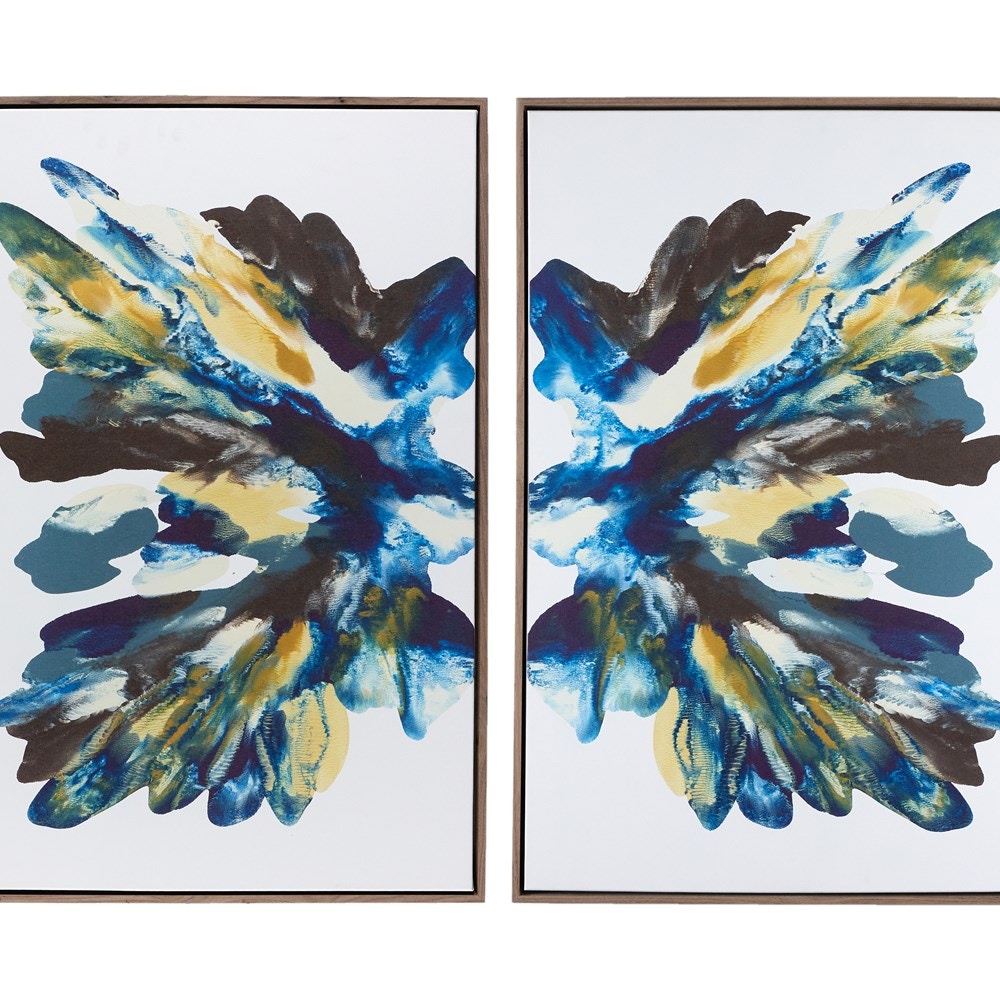 Four Hands Rorschach Aura Diptych By Orfeo Quagliat 239100-001 ...