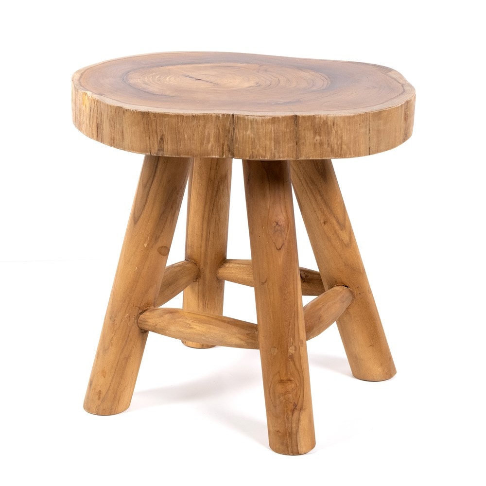 Four Hands Rudio Outdoor Stool Natural Teak 227668-001 - Portland, OR ...