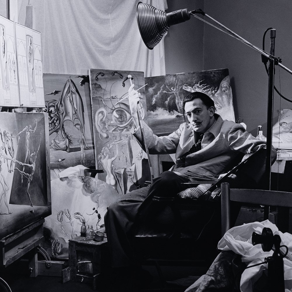 Four Hands Salvador Dali In Studio I By Getty Images 230356-001 ...