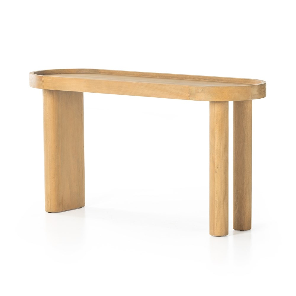 Four Hands Schwell Console Table Natural Beech 230673-001 - Portland ...