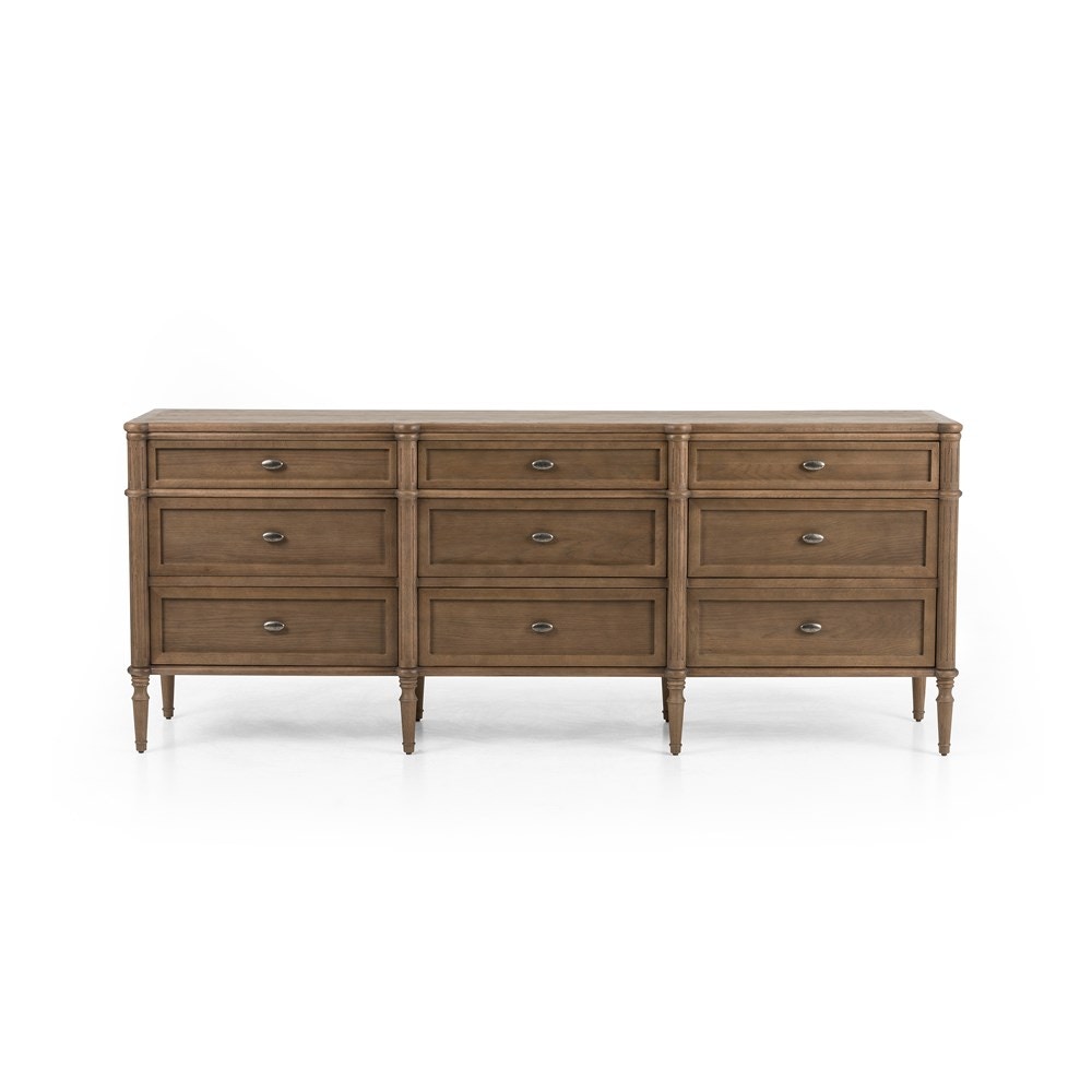 Four Hands Toulouse 9 Drawer Dresser Toasted Oak 232860-001 - Portland ...