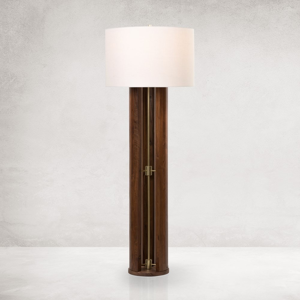 Four Hands Wayne Floor Lamp Natural Walnut 227347-001 - Portland, OR ...