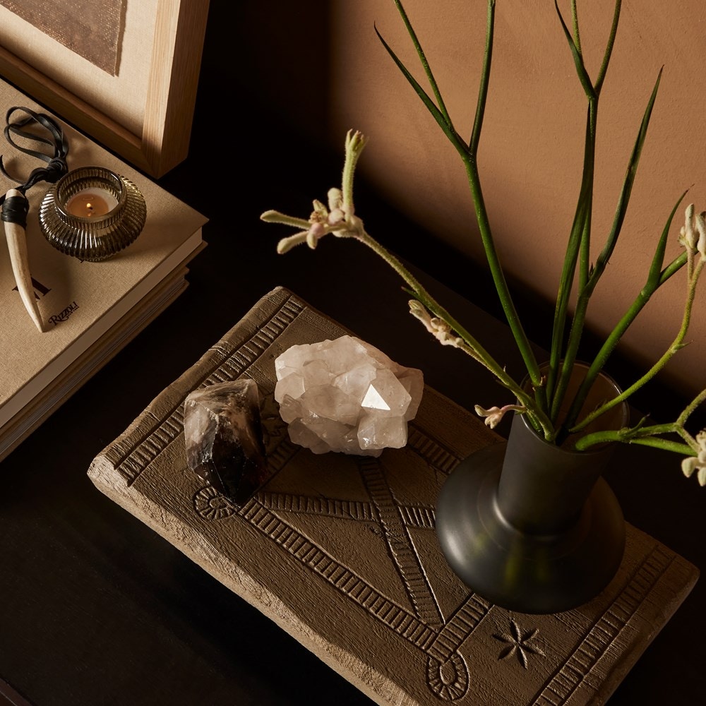 Four Hands Wood Carved Stand Aged Grey 231171-001 - Portland, OR | Key ...
