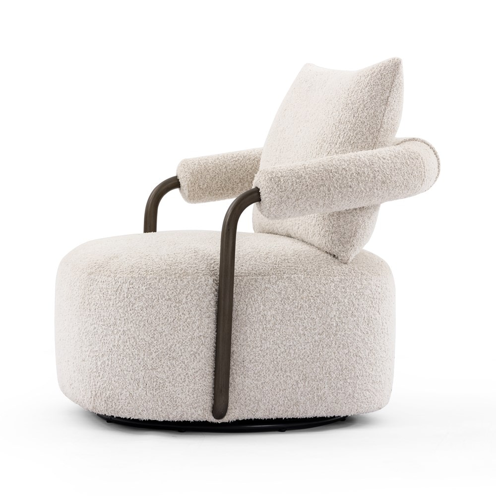 Four Hands Zayden Swivel Chair Sheldon Ivory 235241-001 - Portland, OR ...