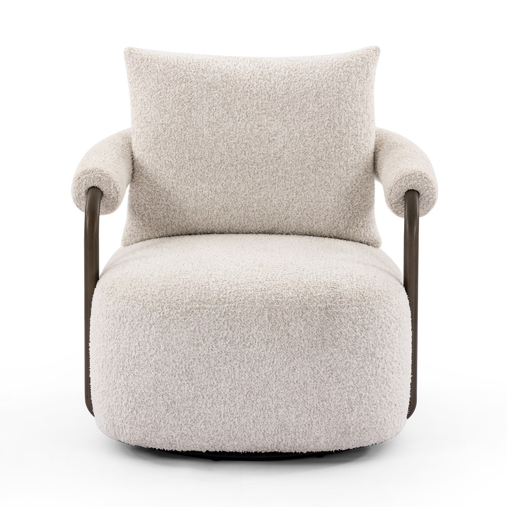 Four Hands Zayden Swivel Chair Sheldon Ivory 235241-001 - Portland, OR ...