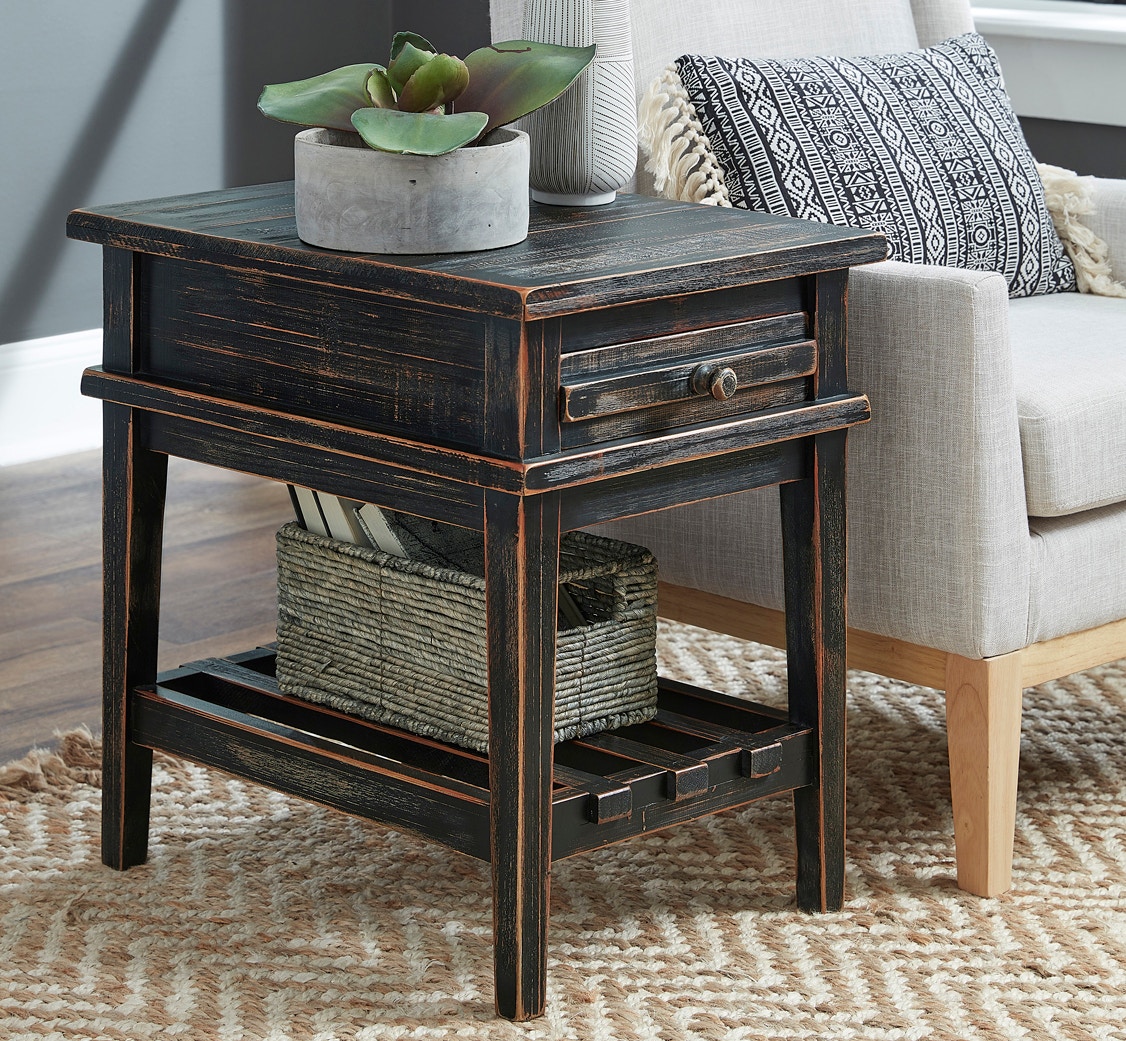 aspenhome Reeds Farm Chairside Table I358-9130-WBK - Portland, OR | Key ...