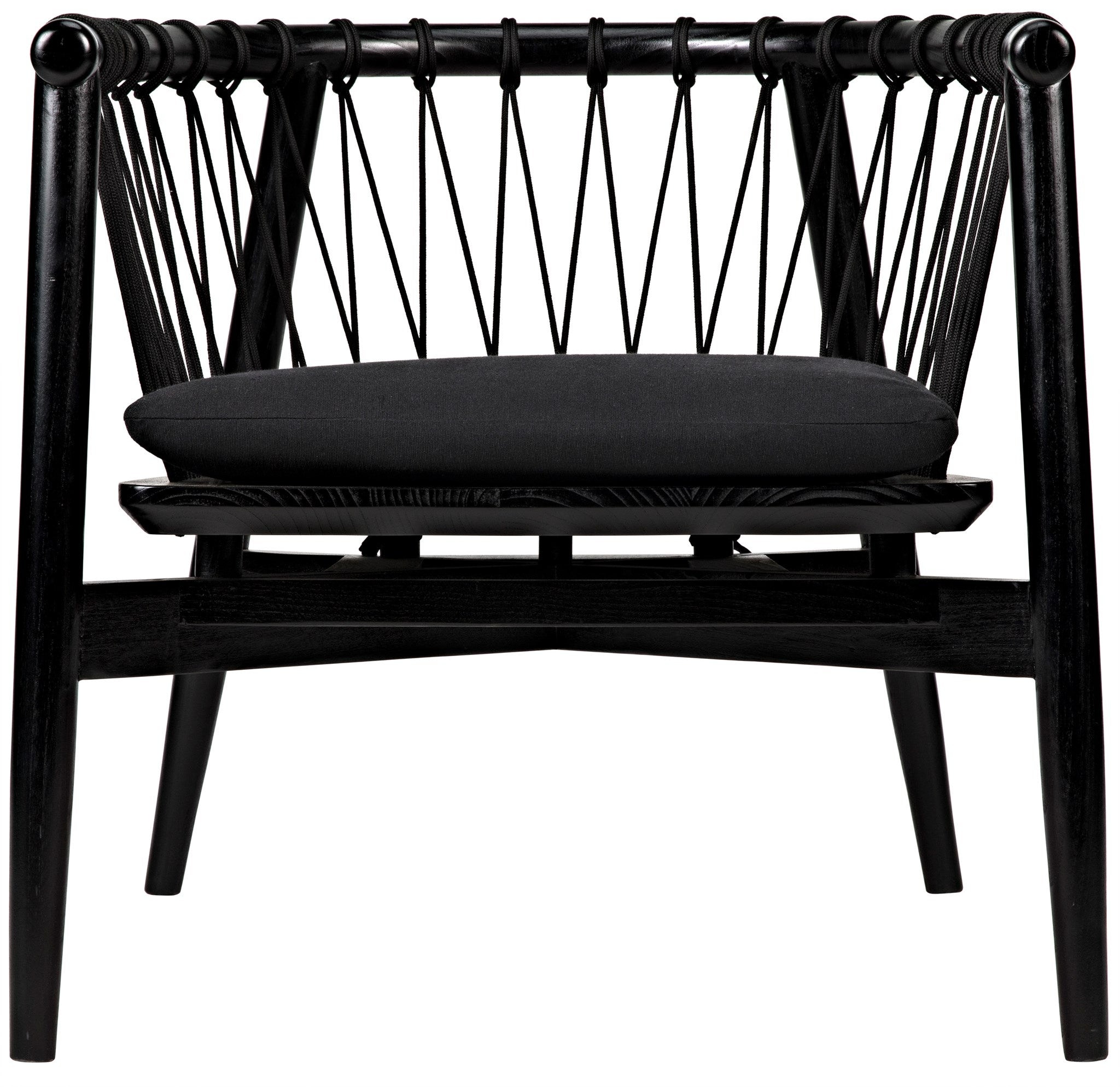 Noir Hector Chair, Charcoal Black AE-124CHB - Portland, OR | Key Home ...
