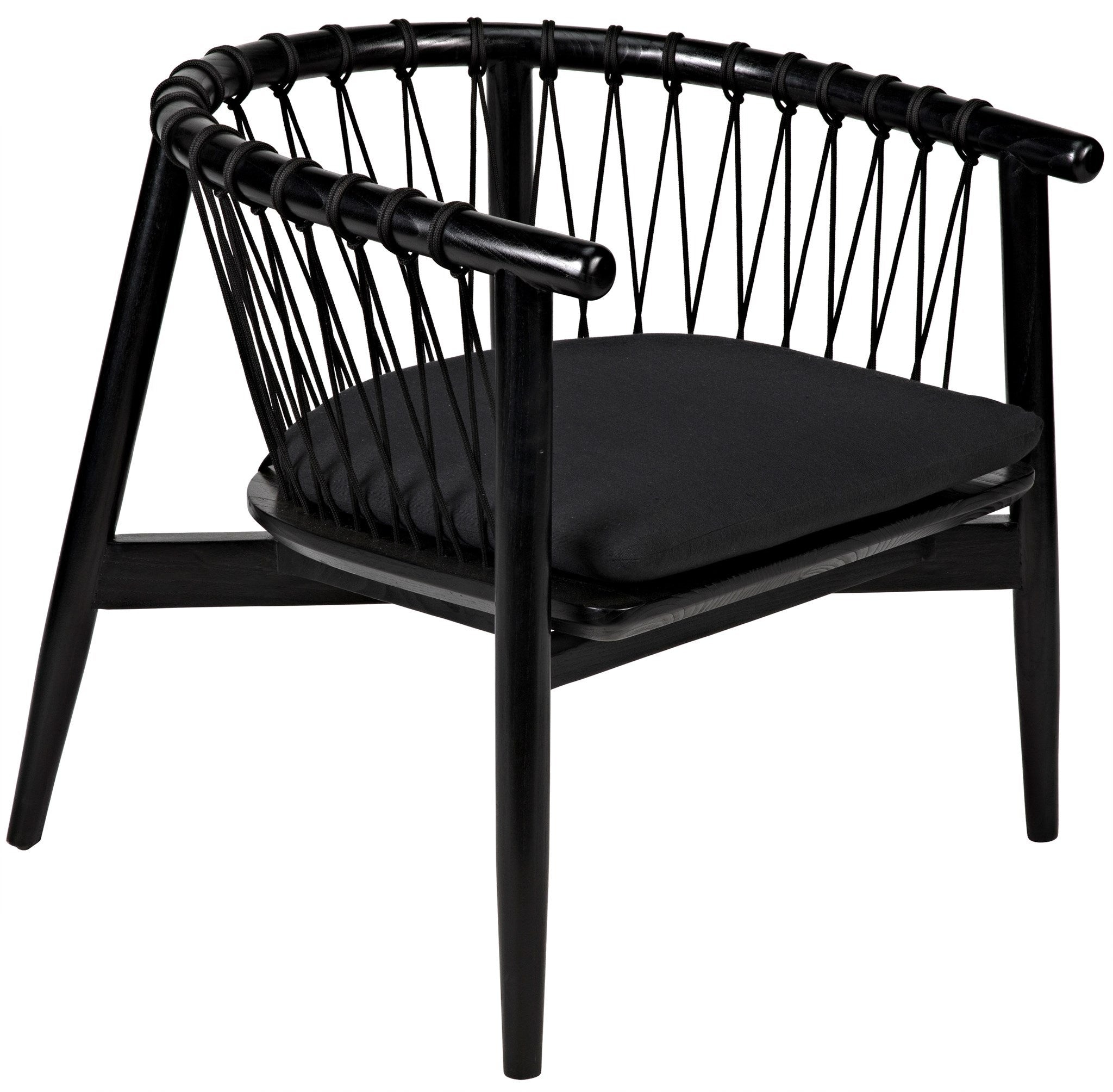 Noir Hector Chair, Charcoal Black AE-124CHB - Portland, OR | Key Home ...