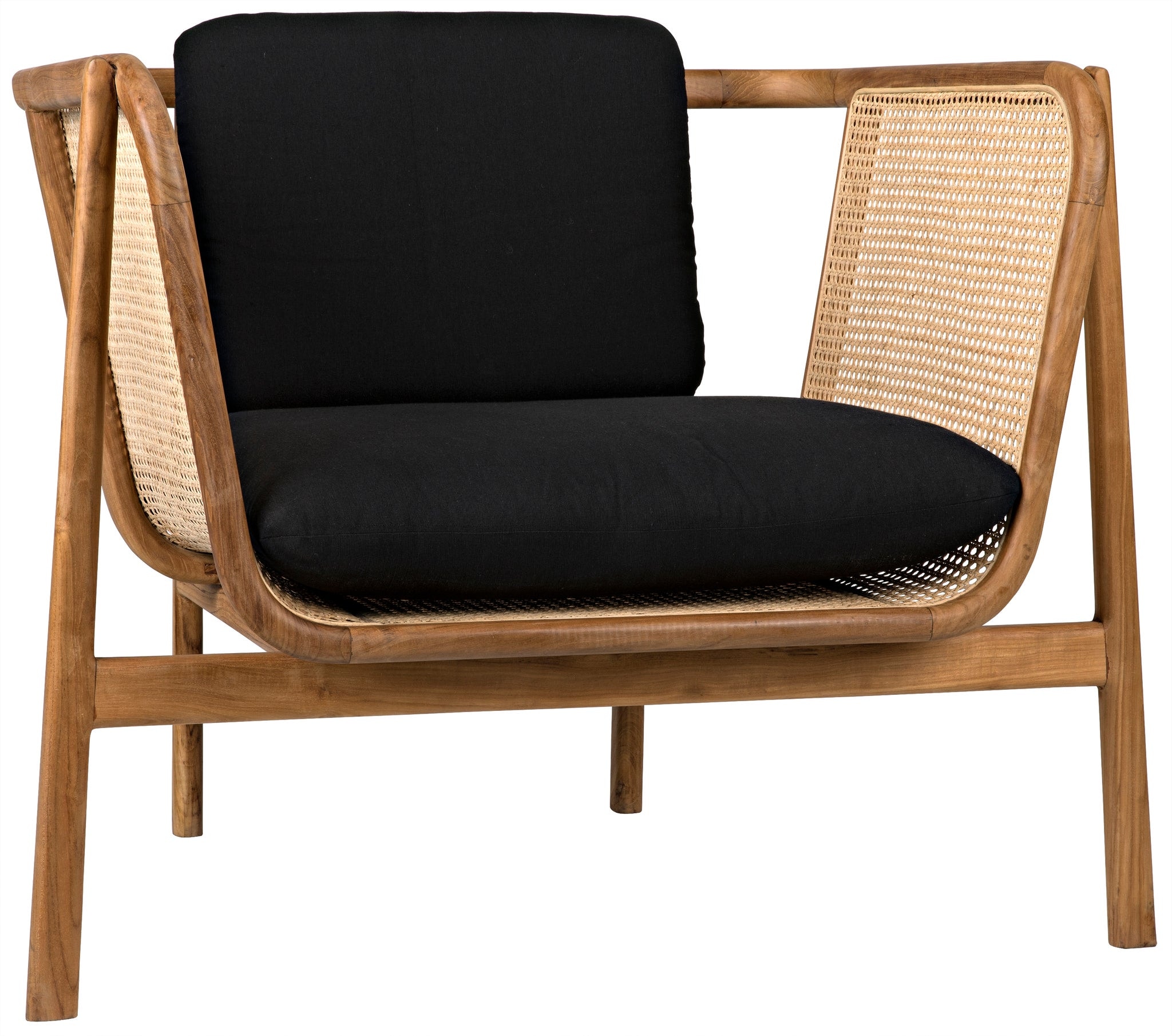 Noir Balin Chair with Caning AE-128T - Portland, OR | Key Home Furnishings