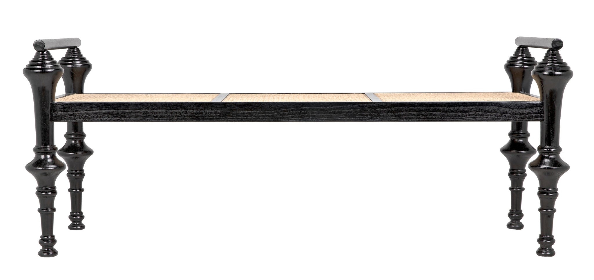 Noir Indochine Bench AE-93CHB - Portland, OR | Key Home Furnishings