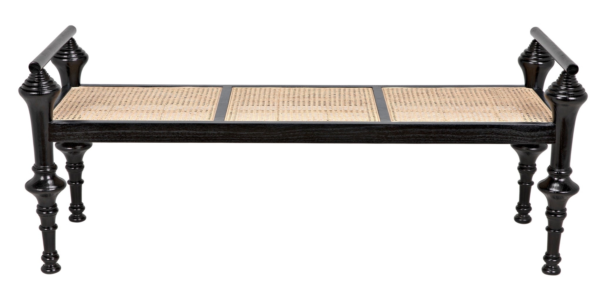 Noir Indochine Bench AE-93CHB - Portland, OR | Key Home Furnishings