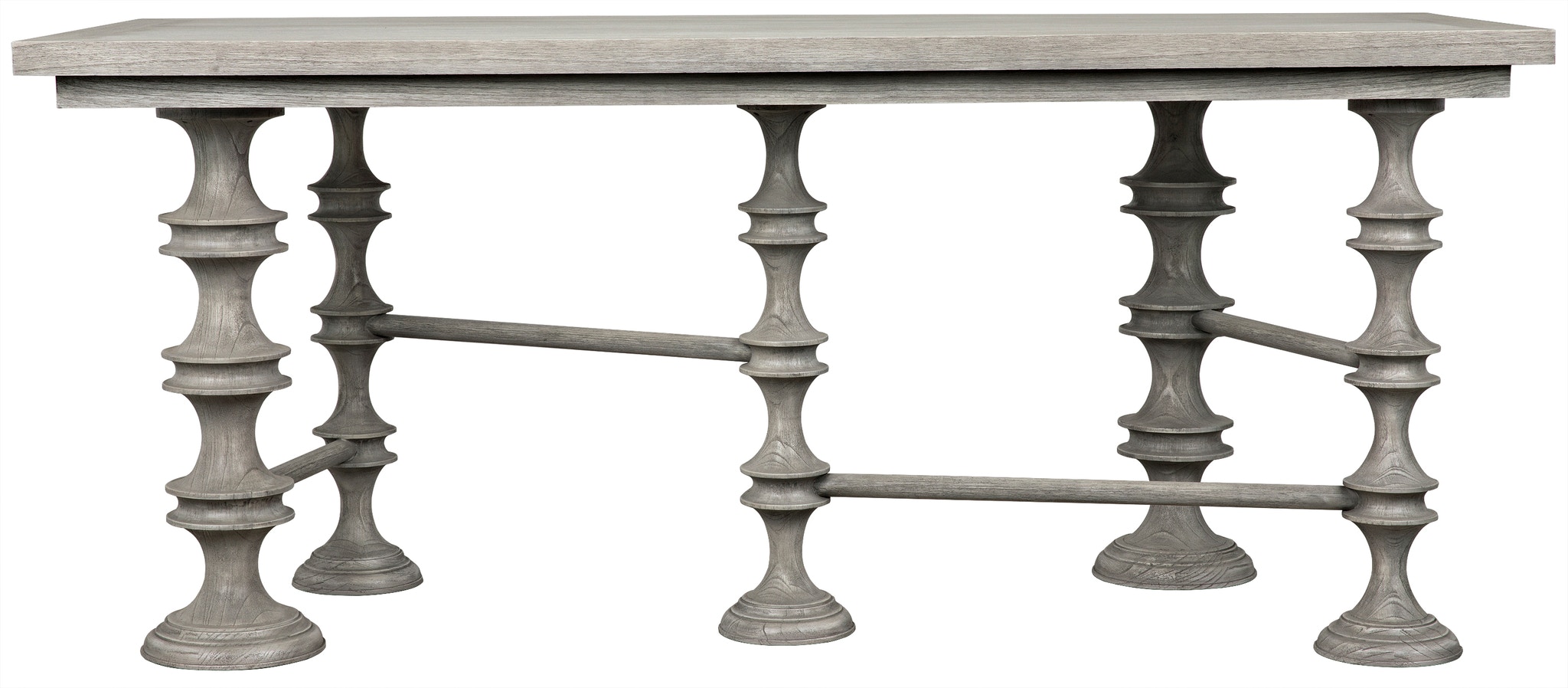 Noir Creo Desk Distressed Grey GDES170DGR - Portland, OR | Key Home ...