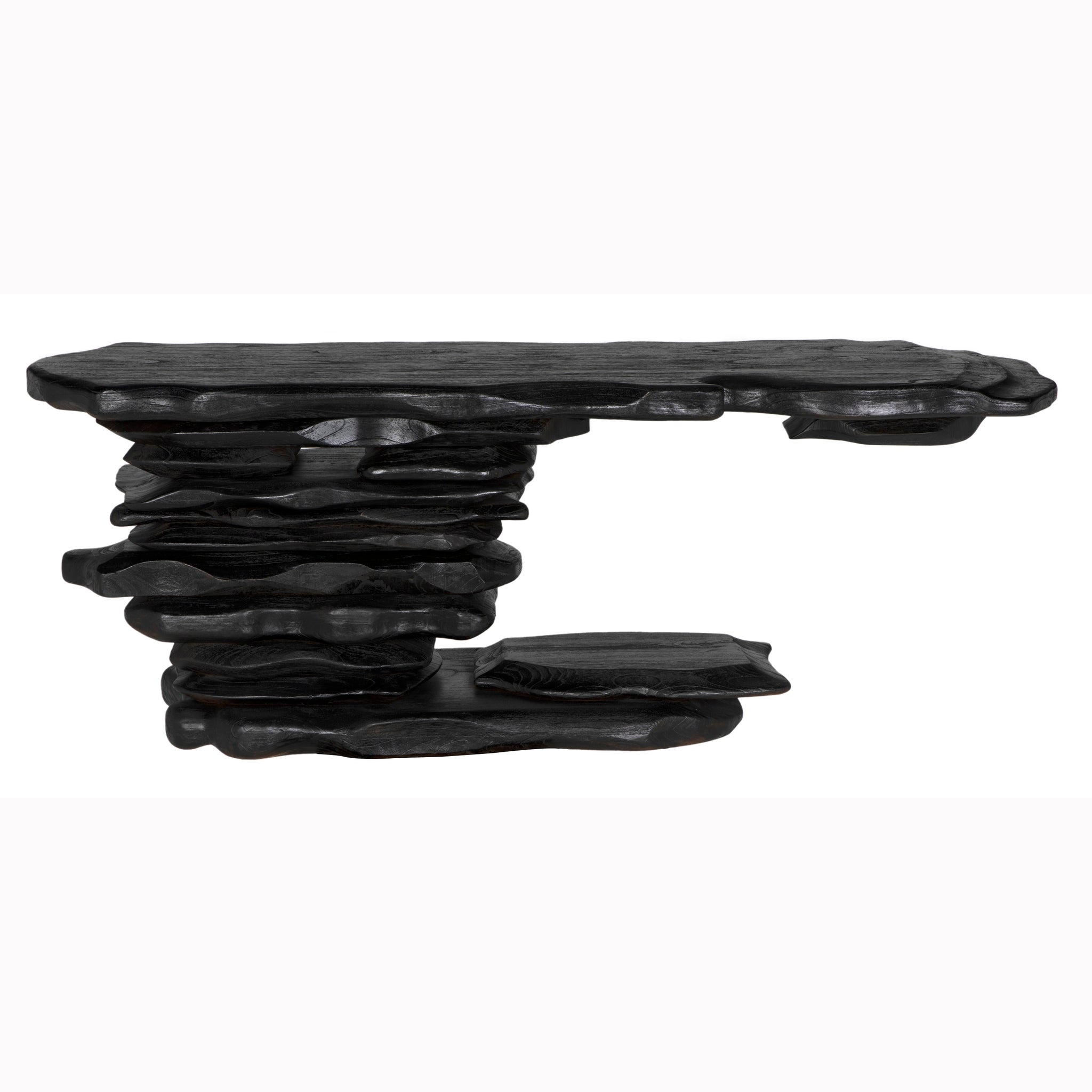Noir Cliff Console, Black GCON309B - Portland, OR | Key Home Furnishings
