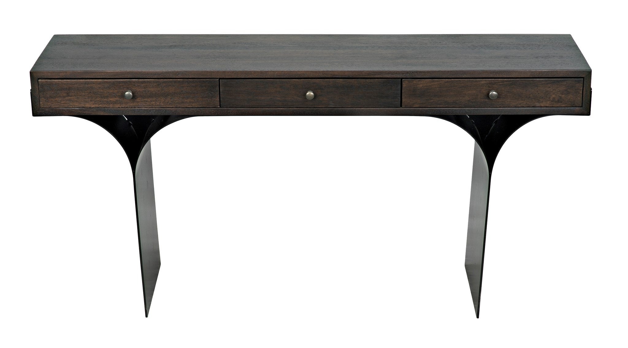 Noir Truss Desk, Ebony Walnut with Steel Legs GDES178EB - Portland, OR ...