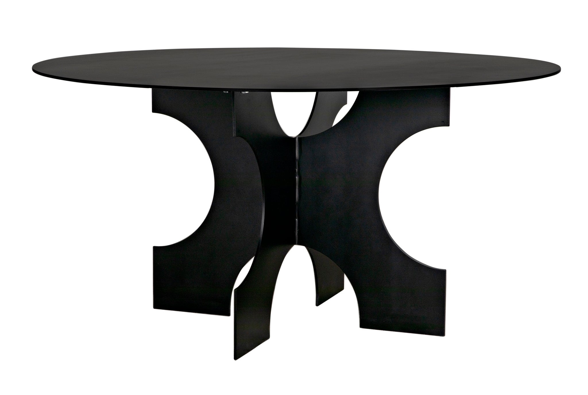 Noir Element Dining Table, Black Metal GTAB568MTB - Portland, OR | Key ...