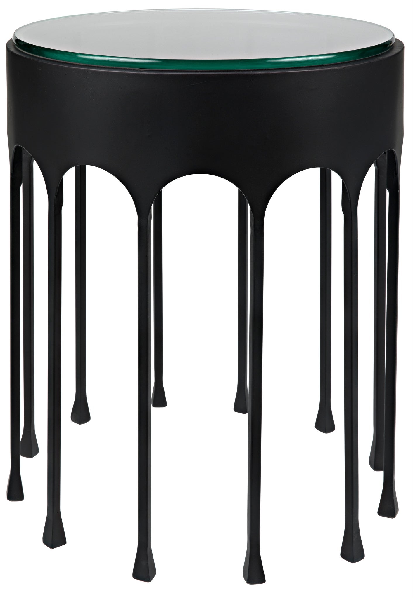 Noir Achille Side Table, Black Steel GTAB910MTB - Portland, OR | Key ...