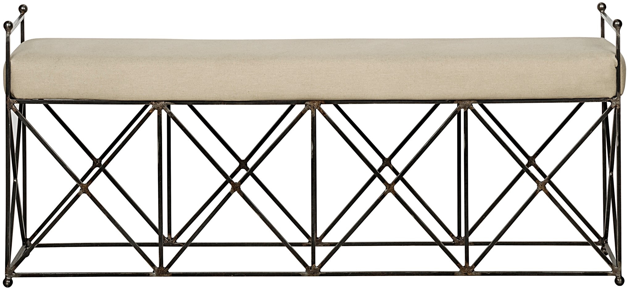 Noir Industry Bench GBEN110 - Portland, OR | Key Home Furnishings
