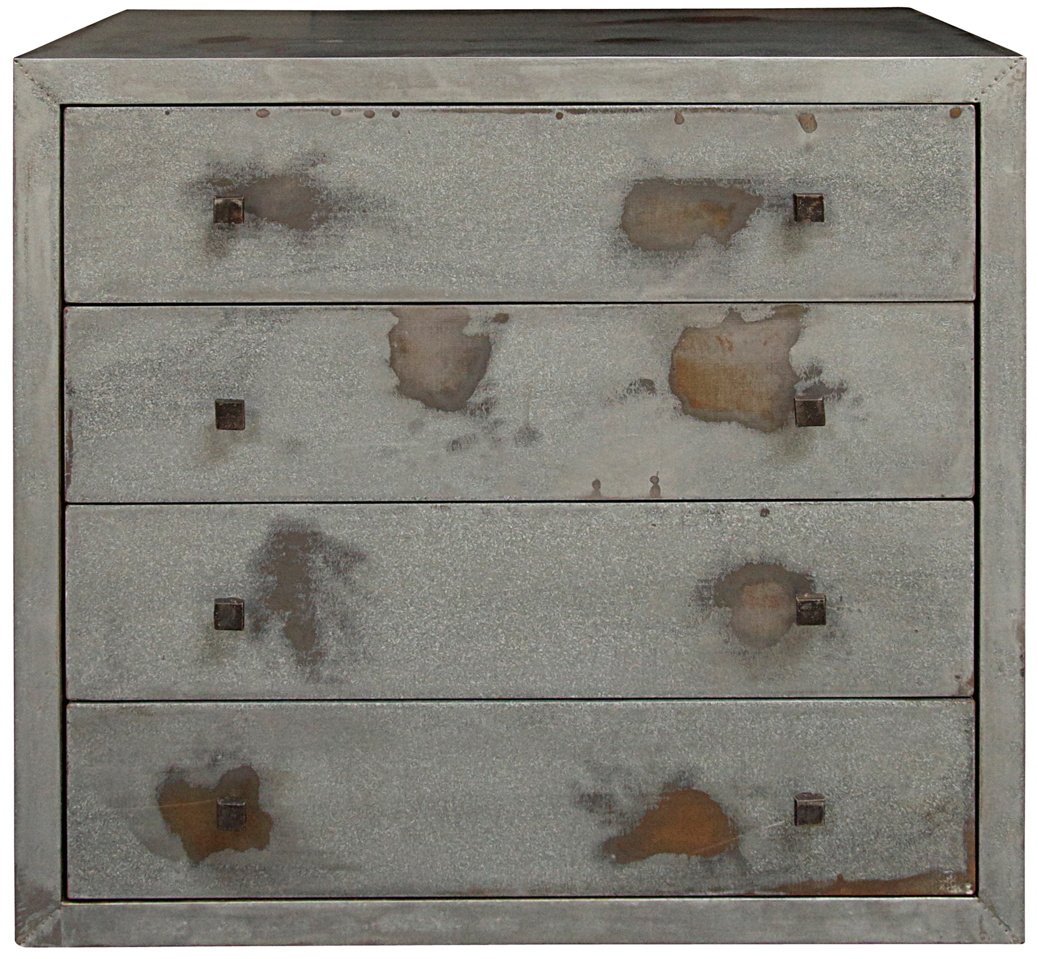 Noir Industry Side Table Zinc GTAB254ZN - Portland, OR | Key Home ...