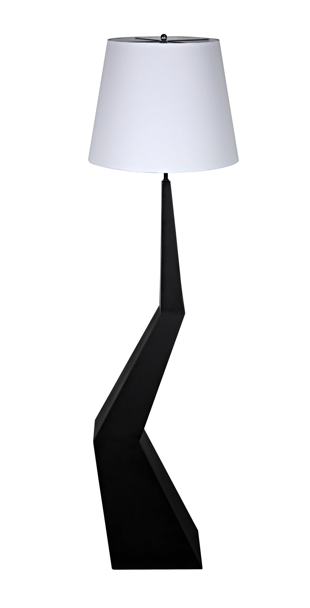 Noir Rhombus Floor Lamp with Shade, Black Metal LAMP779MTBSH - Portland ...