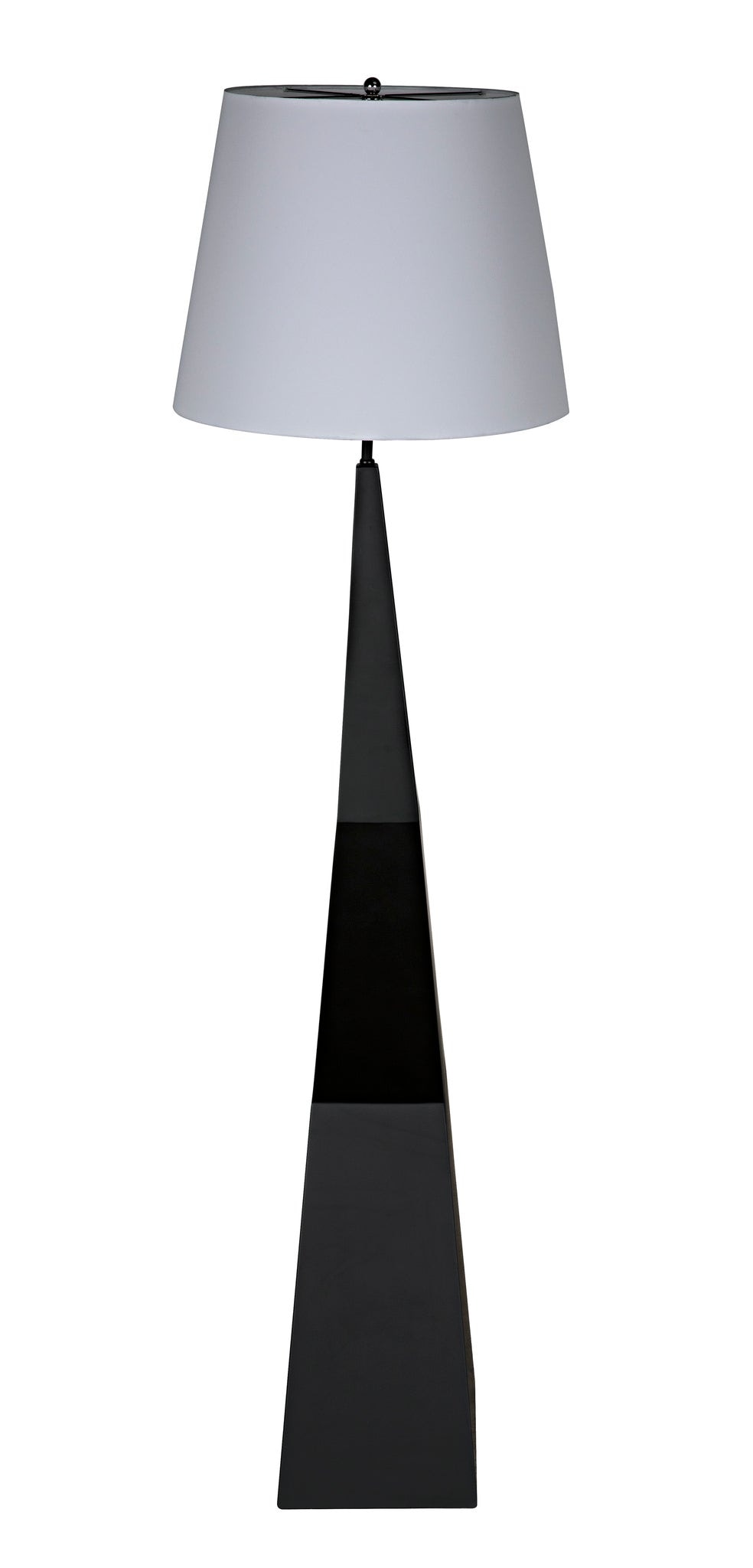 Noir Rhombus Floor Lamp with Shade, Black Metal LAMP779MTBSH - Portland ...