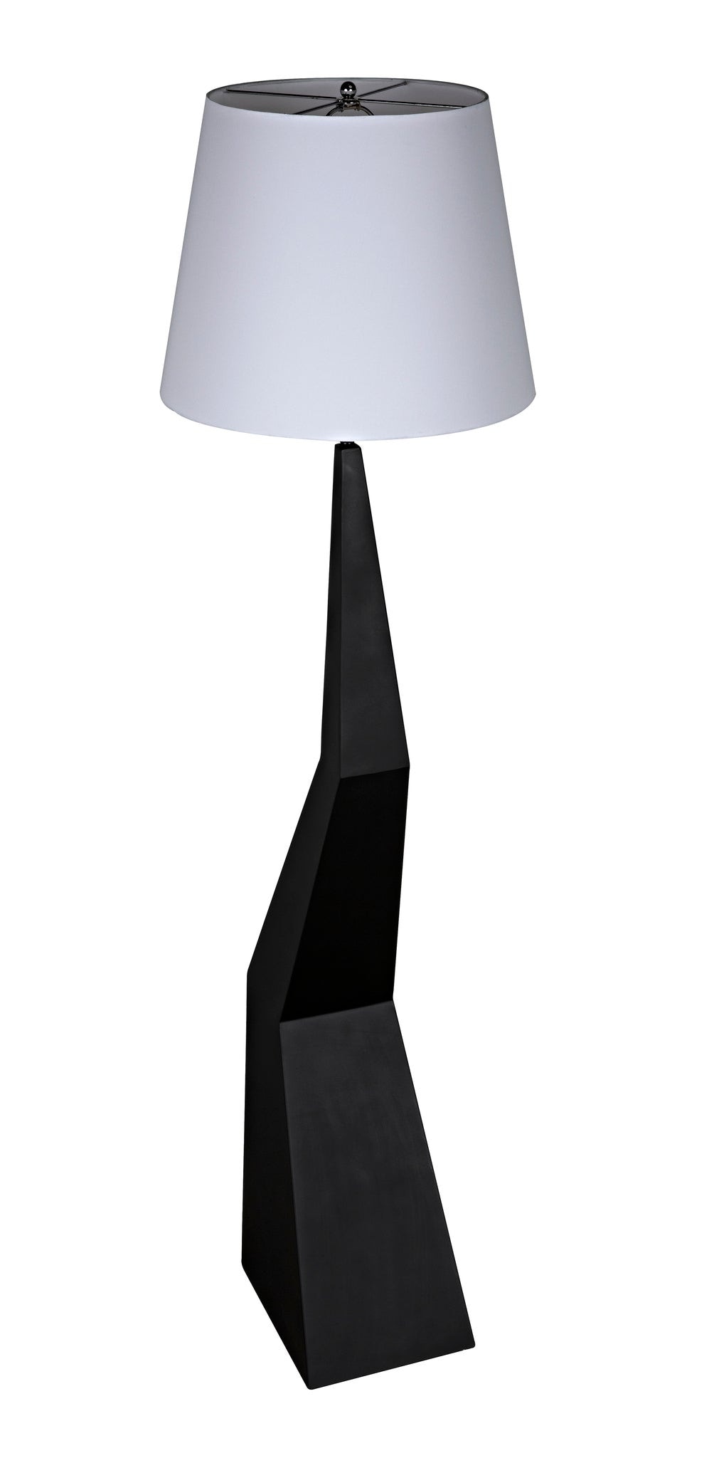 Noir Rhombus Floor Lamp with Shade, Black Metal LAMP779MTBSH - Portland ...