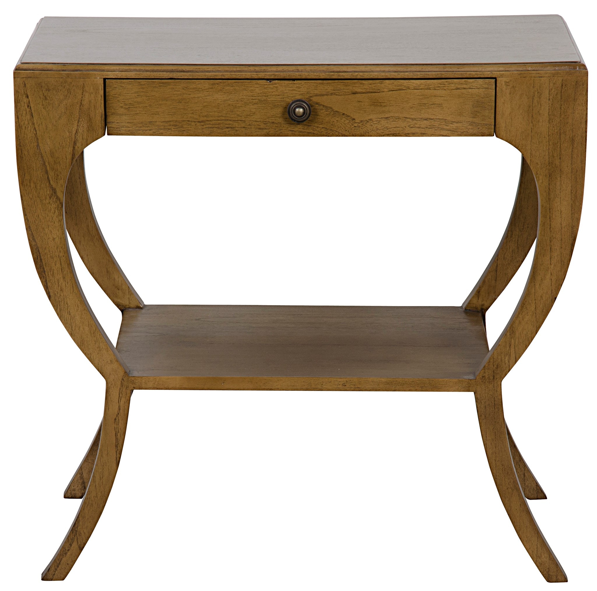 Noir Maude Side Table Saddle Brown GTAB711SB - Portland, OR | Key Home ...