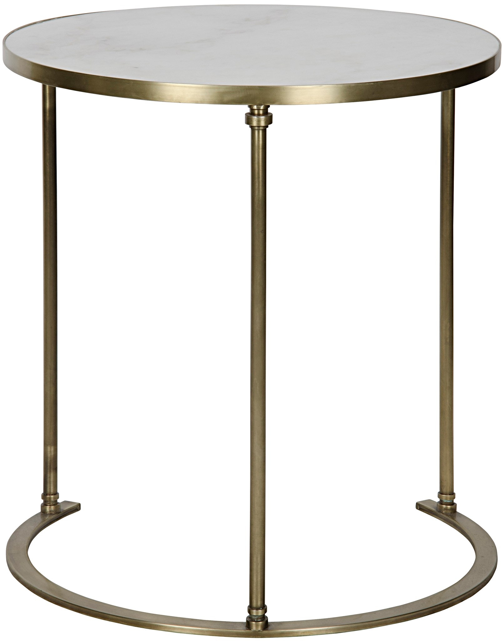 Noir Molly Side Table A Metal And Quartz GTAB662MB-A - Portland, OR ...