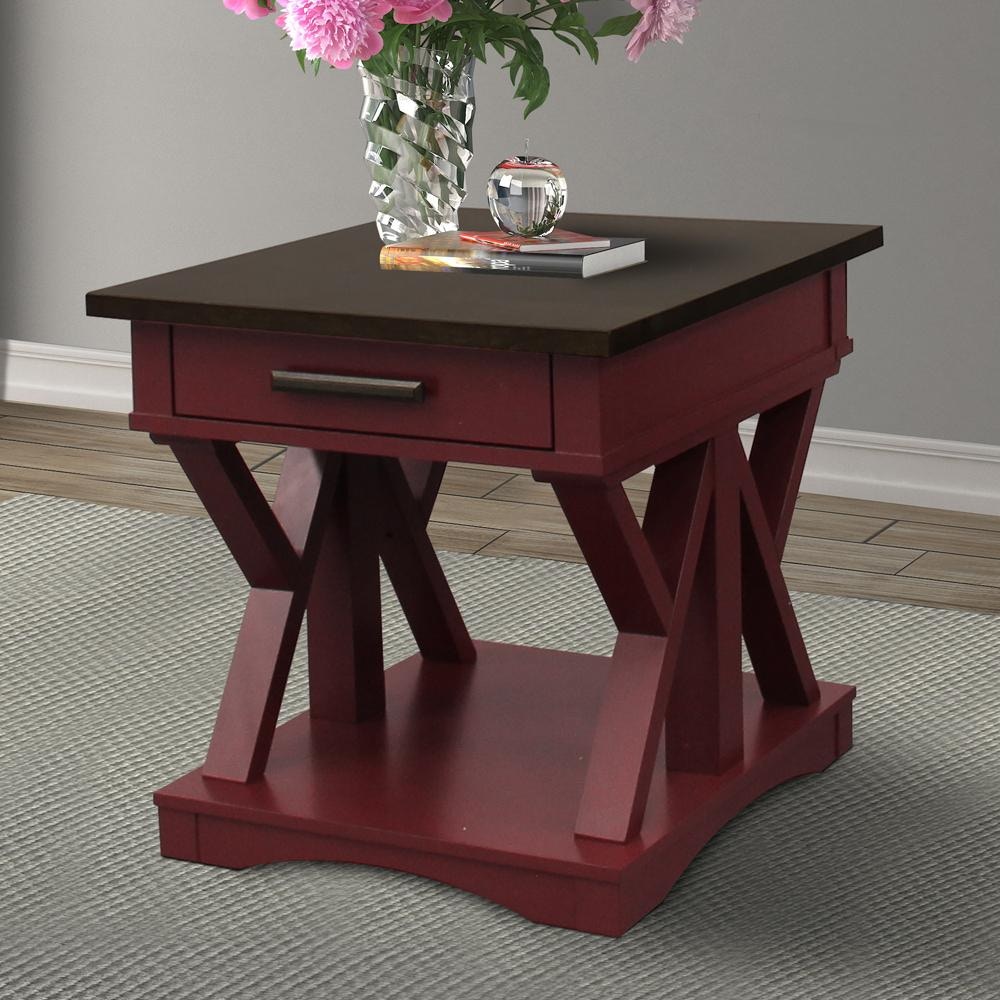Parker House Americana Modern Cranberry End Table AME-02-CRAN ...