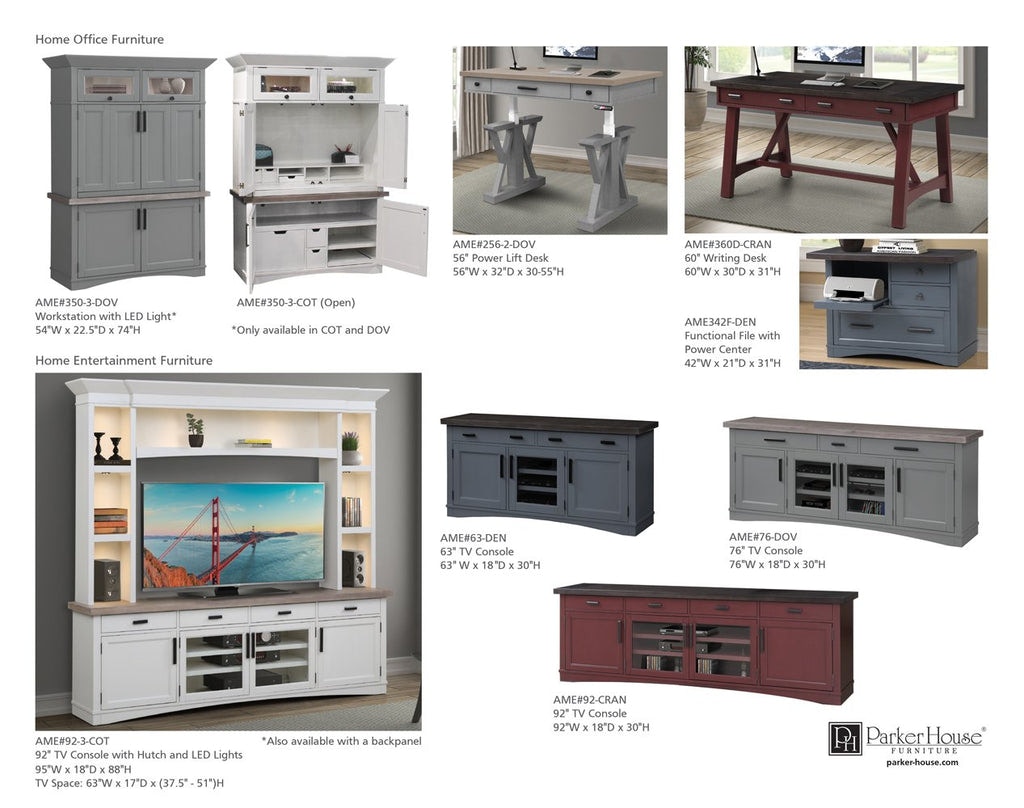 Parker House Americana Modern Cranberry End Table AME-02-CRAN ...