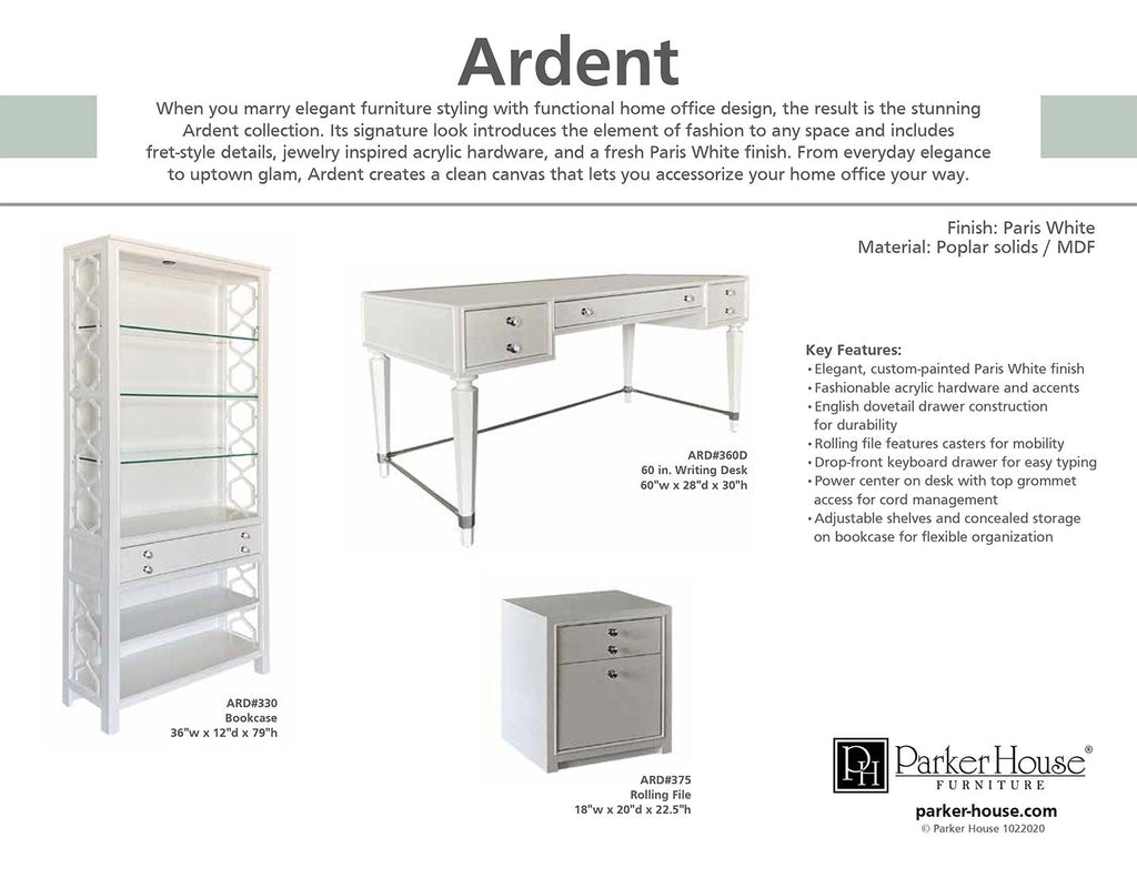 Parker House Ardent Bookcase ARD-330 - Portland, OR | Key Home Furnishings