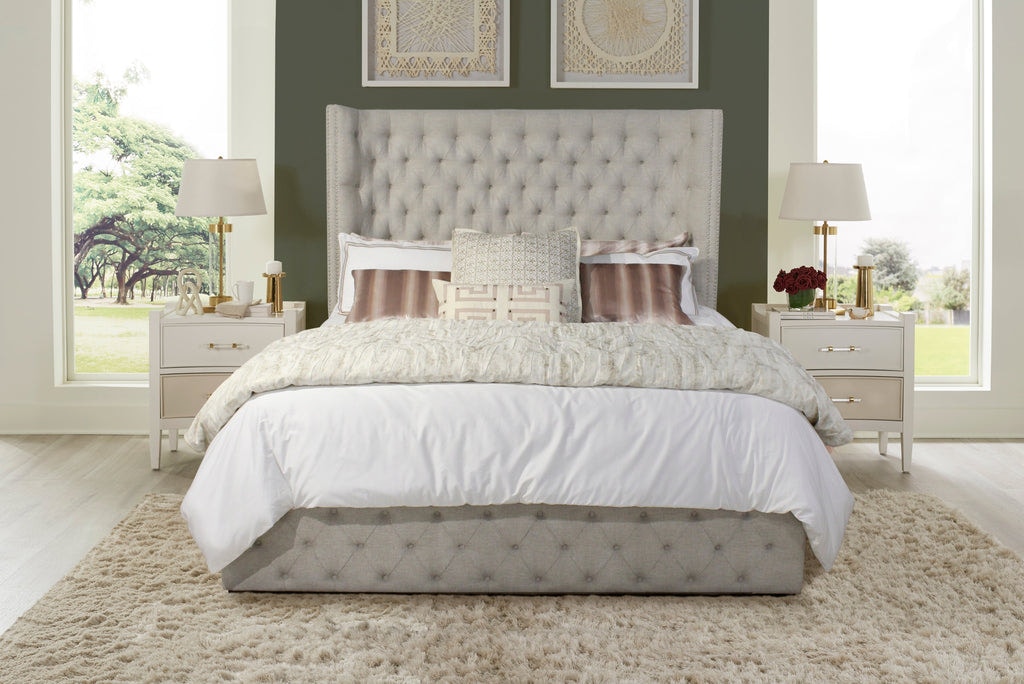 Parker upholstered queen bed store