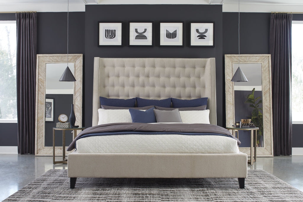 Parker upholstered queen bed store