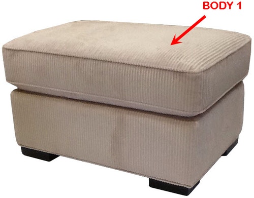 Stanton Ottoman 26004 - Portland, OR | Key Home Furnishings