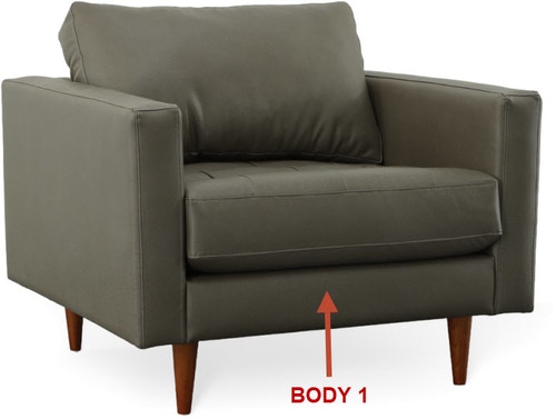 Stanton Chair 1/2 61305 - Portland, OR | Key Home Furnishings