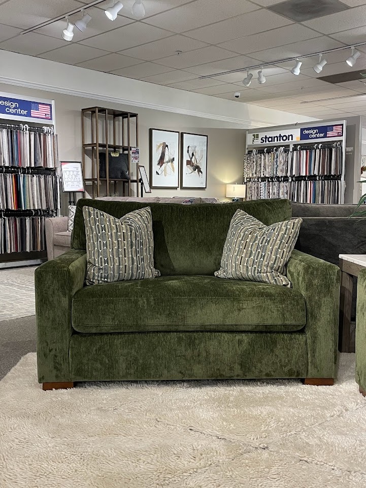 Double chair and ottoman store