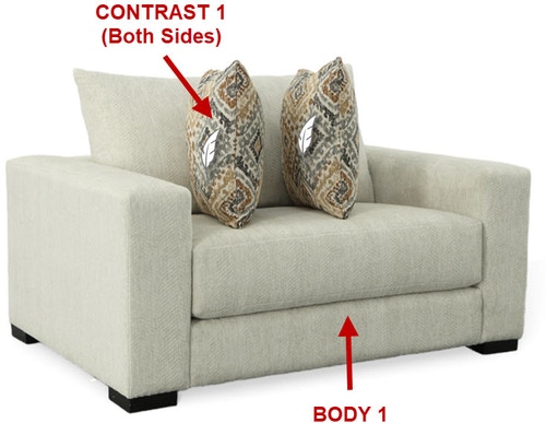 Stanton Double Chair 52344 - Portland, OR | Key Home Furnishings