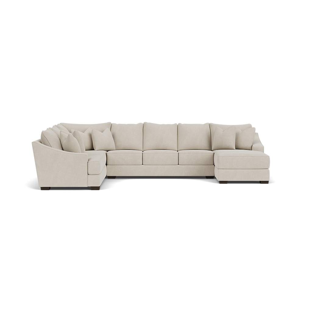 Stanton 376-Sectional-Bridger-Shell - Portland, OR | Key Home Furnishings