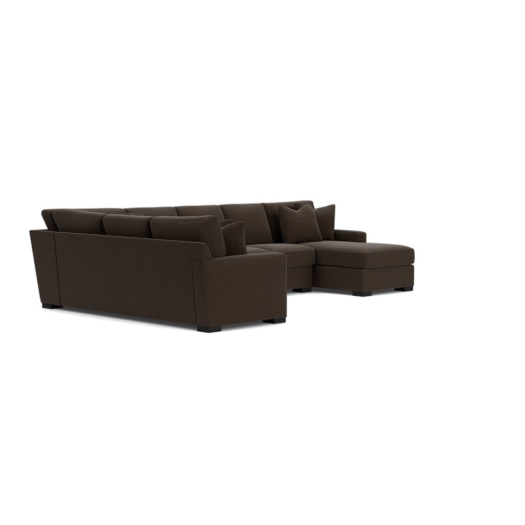 Stanton Furniture 383 Domain Chocolate Sectional 383-Sectional-Domain ...